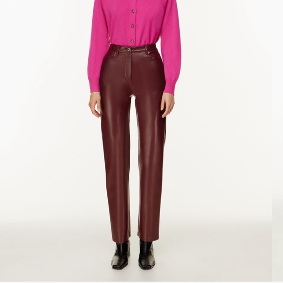 Aritzia | Pants & Jumpsuits | Aritzia Melina Leather Pants | Poshmark